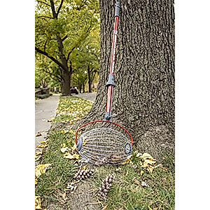 Garden Weasel Nut Gatherer 95404 - Large Nut Gatherer - Yard Roller - Picks up Walnuts, Small Fruits, Sweet Gum Balls, and Magnolia Seeds from 1.5” to 3”