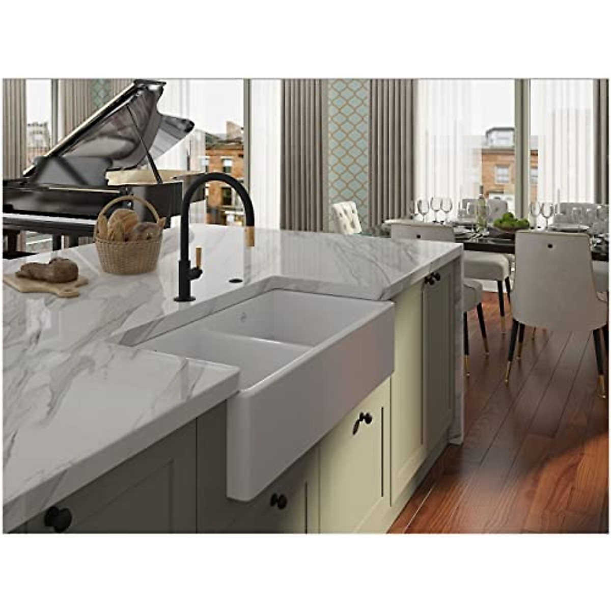 ROHL AS425MB Kitchen Accessories, Matte Black