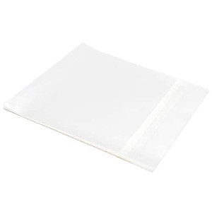Resealable 4 Mil Plastic Vinyl Record Outer Sleeves for 10'' LP（Pack of 50）