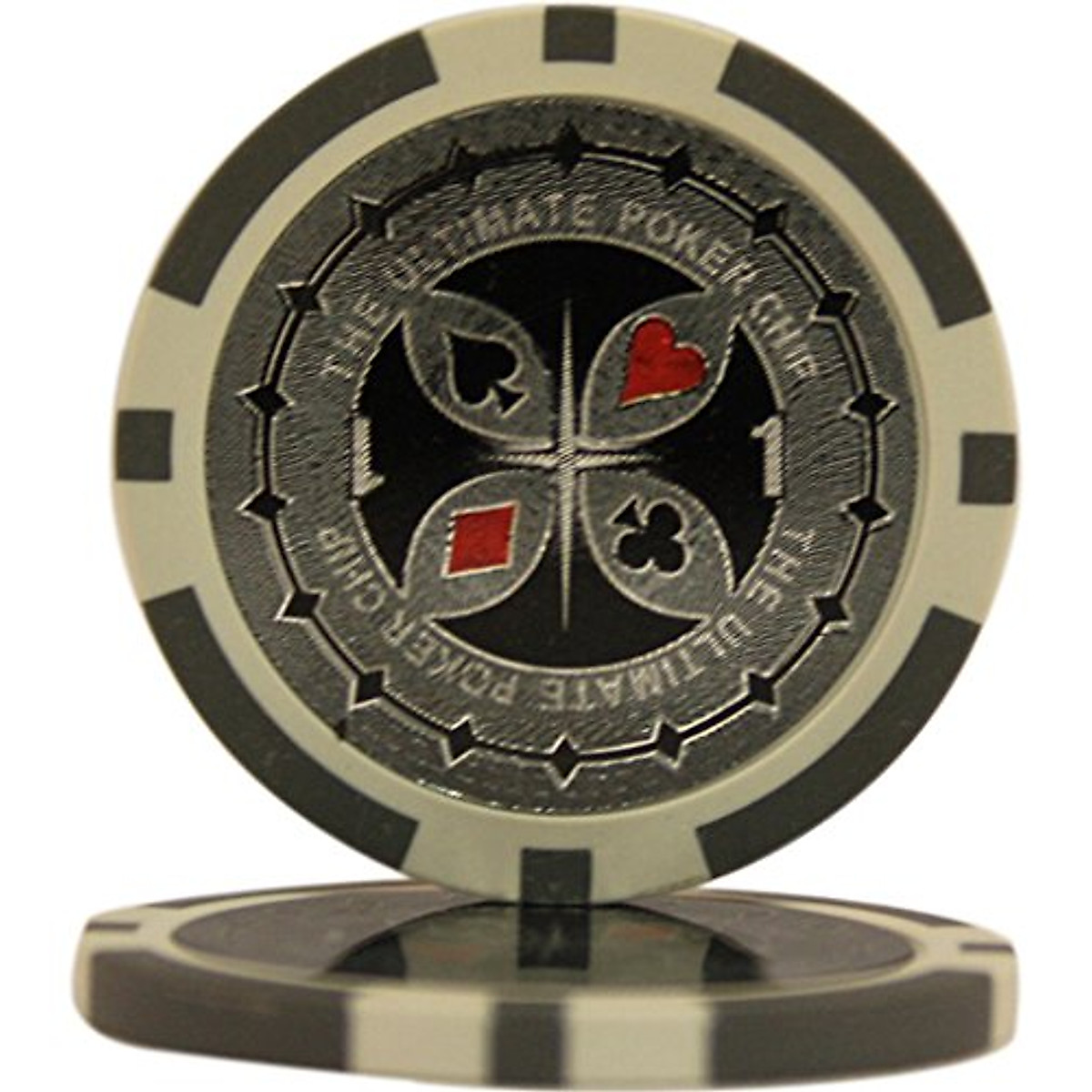 600pcs 13.5G Ultimate Casino Poker Chips Set with Heavy Duty Acrylic Case & Chips Trays