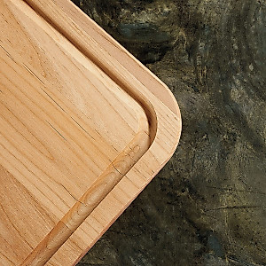 King of the Grill Personalized Red Alder Wood Cutting Board-Custom Engraved 11x16-Inch Chopping, Serving Boards w/Leather Hanger, Father’s Day, Holiday, Housewarming Gift, Add Name, by Lillian Vernon