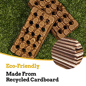 Mountain GRILLERS Natural Firelighters - Fire Starters for Wood Burner Log Burner Fireplace Pizza Oven BBQ - Indoor & Outdoor Brick Eco Fire lighters