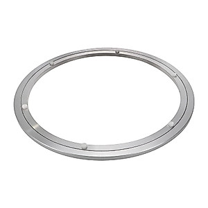 Tighall Aluminium Alloy Turntable Bearing Metal Round Dining Table Smooth Swivel Plate for Kaleidoscopes Tabletop Serving Lazy Susan Hardware（14 inch