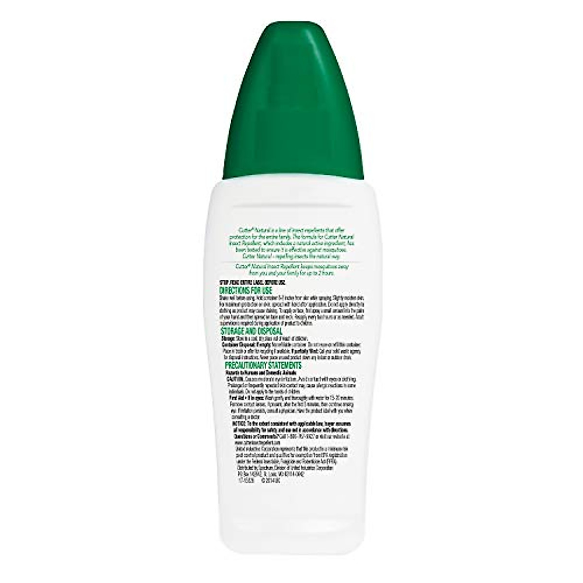 Cutter Insect Repellent, 6 oz