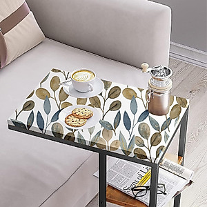 BaoHArtHome Gold Leaf Floral Wallpaper Peel and Stick Wallpaper Blue Contact Paper Removable Vinyl Boho Watercolor Vintage Wall Paper Renter Friendly for Bedroom Wall Mural 17.7in x 6.6ft