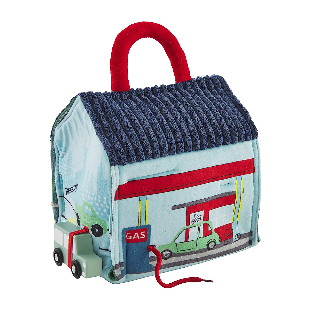 Mud Pie Children's Transportation Car Plush Set