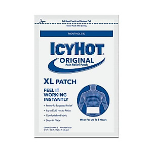 Icy Hot Original XL Pain Relief Patch (3 Count) for Back and Large Areas