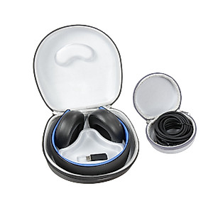 for Sony PlayStation Gold Wireless Stereo Headset PS4 Gaming Headphone Hard EVA Travel Carrying Case Bag by Hermitshell