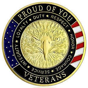 AtSKnSK Thank You for Your Service Military Appreciation Challenge Coin