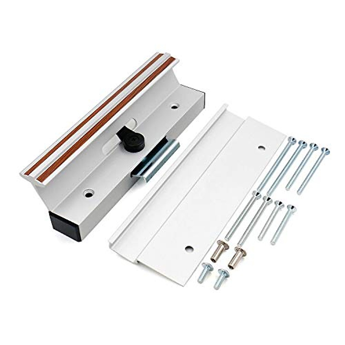 Baomain 1 Set Patio Door Handle C-1005 4-15/16" Hole Centers Surface Mounted, Clamp Style, Aluminum