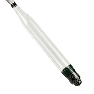 Triple Scale Beer and Wine Precision Hydrometer, Specific Gravity, Brix, Balling for Home Brewing