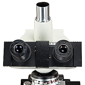 OMAX - 40X-2500X LED Digital Trinocular Lab Compound Microscope with 5MP Camera and Mechanical Stage - M83EZ-C50S