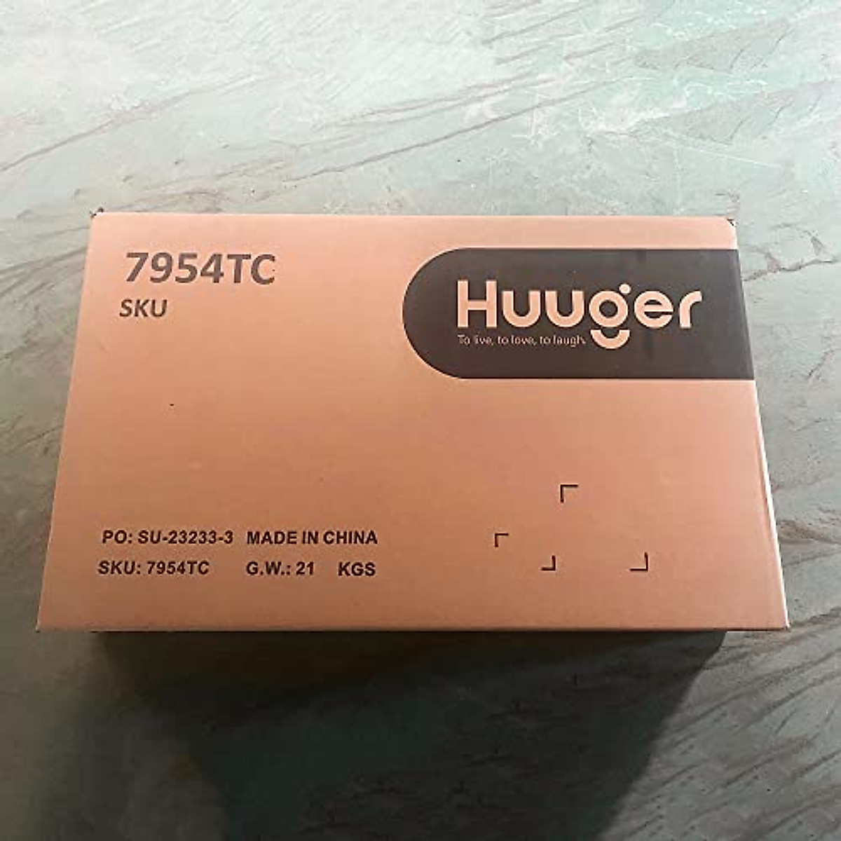 Huuger L Shaped Gaming Desk with Power Outlets & LED Lights, Computer Desk with Monitor Shelves, Carbon Fiber Surface, Home Office Desk, Corner Gaming Desk with Hooks, Black