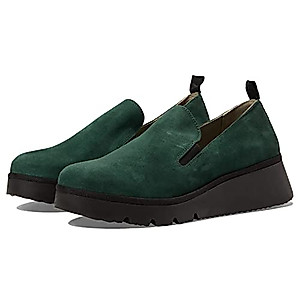 FLY London PECE406FLY Forest Green Suede EU 40 (US Women's 9-9.5) M