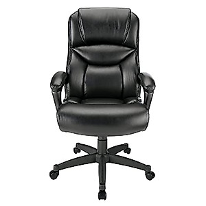 Realspace Fennington High-Back Bonded Leather Chair
