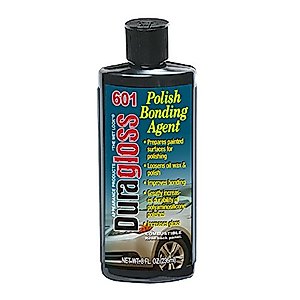 Duragloss 601 Polish Bonding Agent - 8 oz, Black Bottle