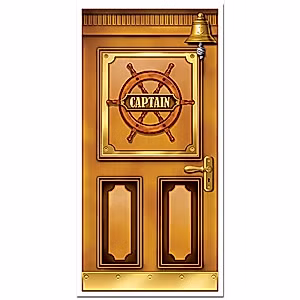 Cruise Ship Door Cover Party Accessory (1 count) (1/Pkg)