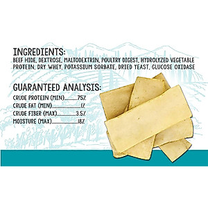 Real Hide | Enzyme Enriched Dental Care Dog Chews | Dog Dental Chews | Medium/Large | Aprox. 30 Chews