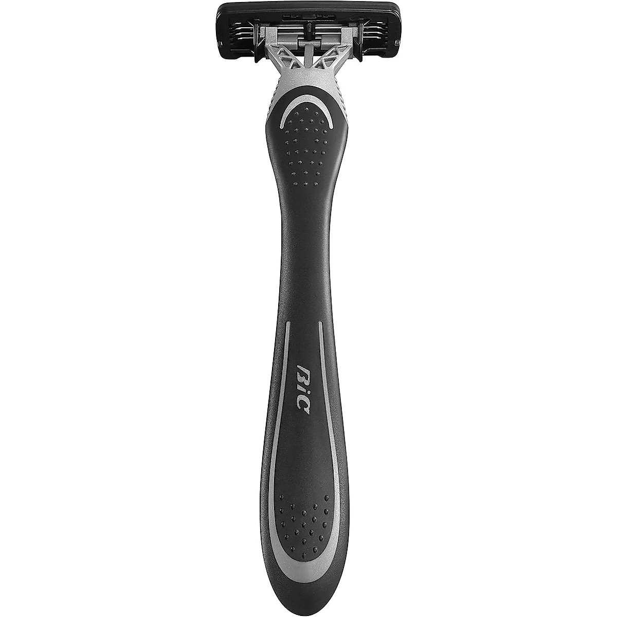 BIC Flex 4 Hybrid Disposable Men's 5-Blade Razors with Moveable Blades for a Clean and Close Shave, Pack of 6