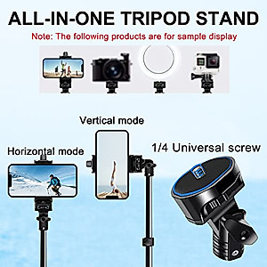 64 Inch Selfie Stick Tripod with Wireless Remote, Phone Tripod Stand Group Selfies/Live Streaming/Video Recording Compatible with All Cellphones…