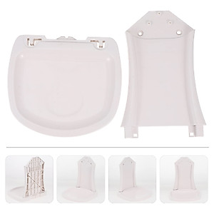 Hemoton 1pc Water Tray Foam Dispenser Wall Mounted soap Dispenser drip Tray Wall Mount soap Dispenser Bracket soap drip Automatic soap Dispenser Desktop Tray dripper White Filling Plastic