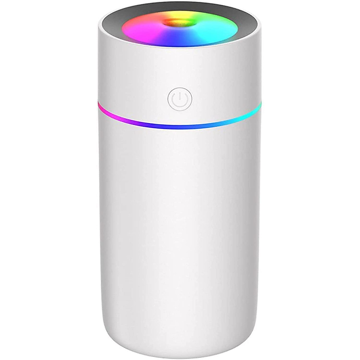 Mini Humidifier, Cool Mist Portable Mini USB Humidifier for Plants Car Baby Bedroom with Auto Shut-Off, Best Personal Humidifier (320ML-White)