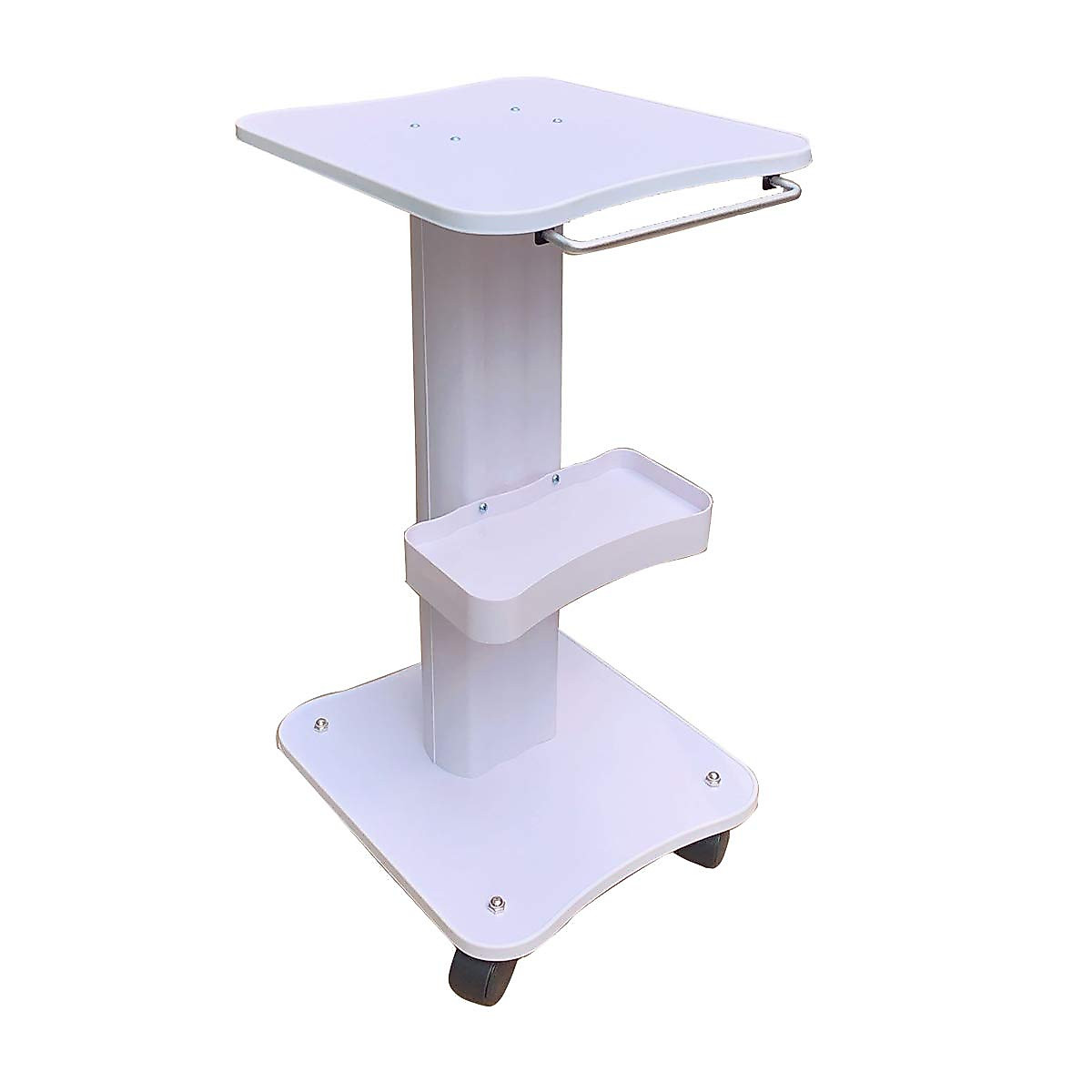 Cozyel Esthetician Cart, Trolley Cart with wheels, 3 Tier Beauty Rolling Cart, Trolley SPA, Adjustable Tattoo Table Work Station, Beauty Salon trolley cart, Salon Spa Rolling Trolley Stand Mobile Cart