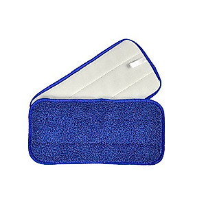 CleanAide® All Purpose Twist Yarn Microfiber Mop Pads 10 Inches Blue 6 Pack