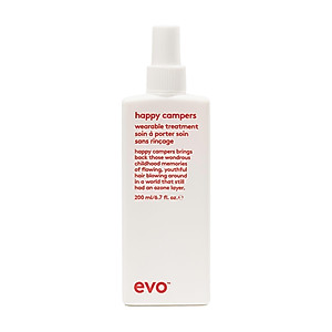 evo Happy Campers Wearable Treatment - Daily Hair Treatment to Strengthen and Protect - Reduces Frizz and Provides UV Protection - 200ml / 6.8oz