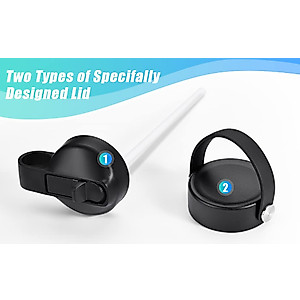 Frenchy EU Sports Water Bottle - 32 OZ, lids, Stainless Steel, Vacuum Insulated, Wide Mouth, Leak Proof, Reusable, Ecologique (Pacific)