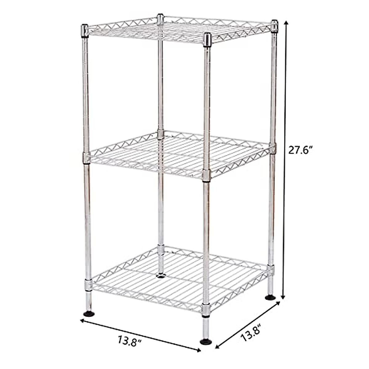DDOY Shelves for Storage Utility Shelf Storage Shelf Space Saver Wire Shelf Shelf Storage Wire Rack Shelving Metal Rack Shelves for Closet Organization