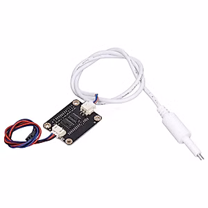 Mavaol Water Conductivity Sensor Module with Waterproof Probe for Hydroponics, 0-2.3V Analog Output, PCB Water Quality Monitoring
