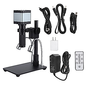 Digital Microscope Camera, Lab 2K High Resolution Microscope Camera for Phone Maintenance for Teaching Demonstration (US Plug)