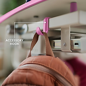 Mount-It! Kids Desk and Chair Set, Height Adjustable Sturdy, Girl Desk, Kids Art Desk, Kids Study Desk and Chair Set for Boys, Home School, Drafting Desk, Ergonomic Childrens Storage Drawer Pink