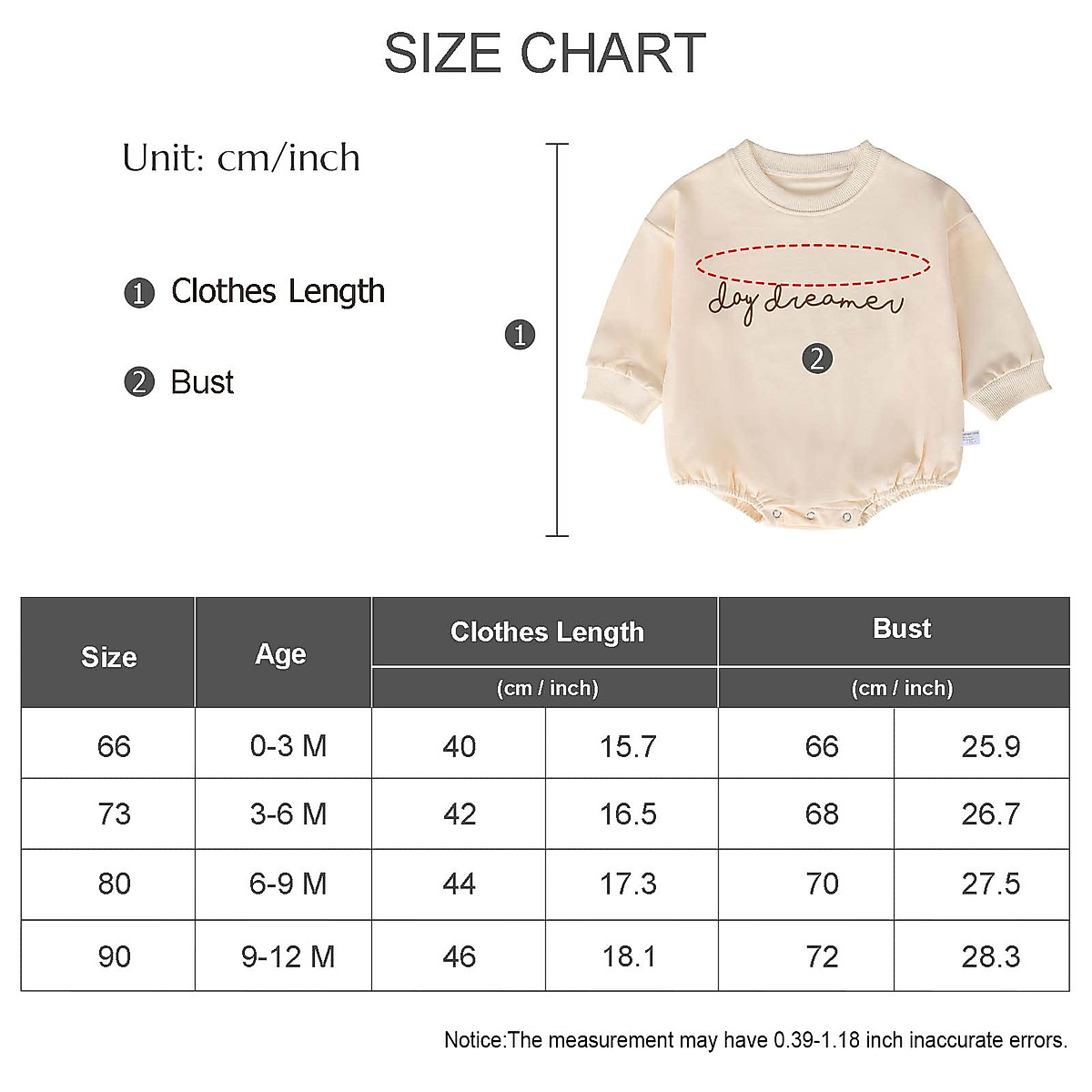 Baby Girl Boy Crewneck Sweatshirt Romper, Long Sleeve Rainbow Pullover Sweater Top Warm Fall Winter Clothes
