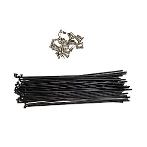 TVLAR Bicycle Steel/Stainless Steel Spokes 10PCS 12G (2.5mm Dia) E-Bike Spokes for MTB/Fat Electric Bicycle or Ebike Front/Rear Wheel Conversion Kit (Color : 115mm)