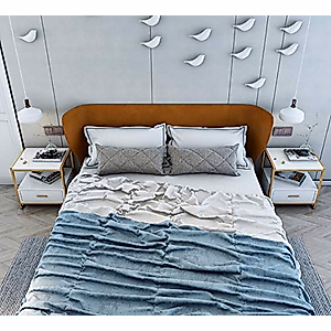 SJYDQ Nordic Nightstand Wooden Side Tables Bedroom Bedside Table with Drawer Bedroom Furniture Tea Table Customizable