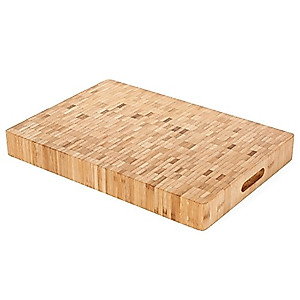 Heim Concept Organic Bamboo Cutting Boards for Kitchen Extra Large Chopping Board with Juicy Groove Perfect for Meat, Vegetables, Fruits, Cheese