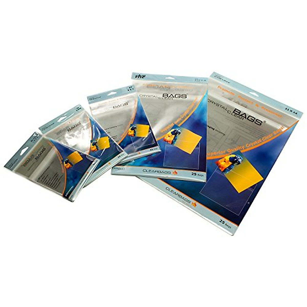 ClearBags 22x28 Seal Top Closure Bags, for 22x28 Photos - Resealable Adhesive on Bag - Crystal Clear Acid Free, Archival Safe - RPA22x28 Pack of 25