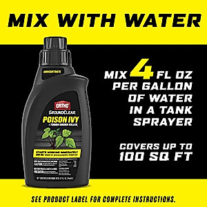 Ortho GroundClear Poison Ivy & Tough Brush Killer2 - Weed Killer Concentrate, 32 fl. oz.
