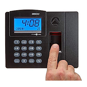 Pyramid Time Systems, Pyramid TimeTrax Elite TTELITEEK Automated Biometric Fingerprint Time Clock System with Software Download, Windows Compatible, Made in USA, Black