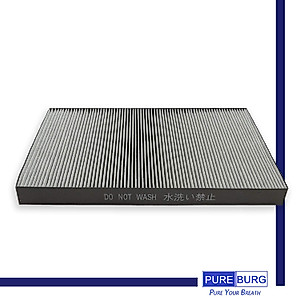 PUREBURG True HEPA Replacement Filter Compatible with Sharp FP-F50UW KC-830U FP-P30U Air Purifiers, Replaces Parts FZ-F50HFU FZ-P30SFU,1-Pack