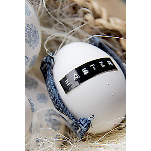 Oozmas Replacement for Dymo Embossing Label Tape 3/8 Inch 3D Plastic 1741670 White on Black for Dymo Organizer Xpress Tape 1540 1550 1570 Office Mate II 12965 DYM12966 Embossed Labels, 5-Pack