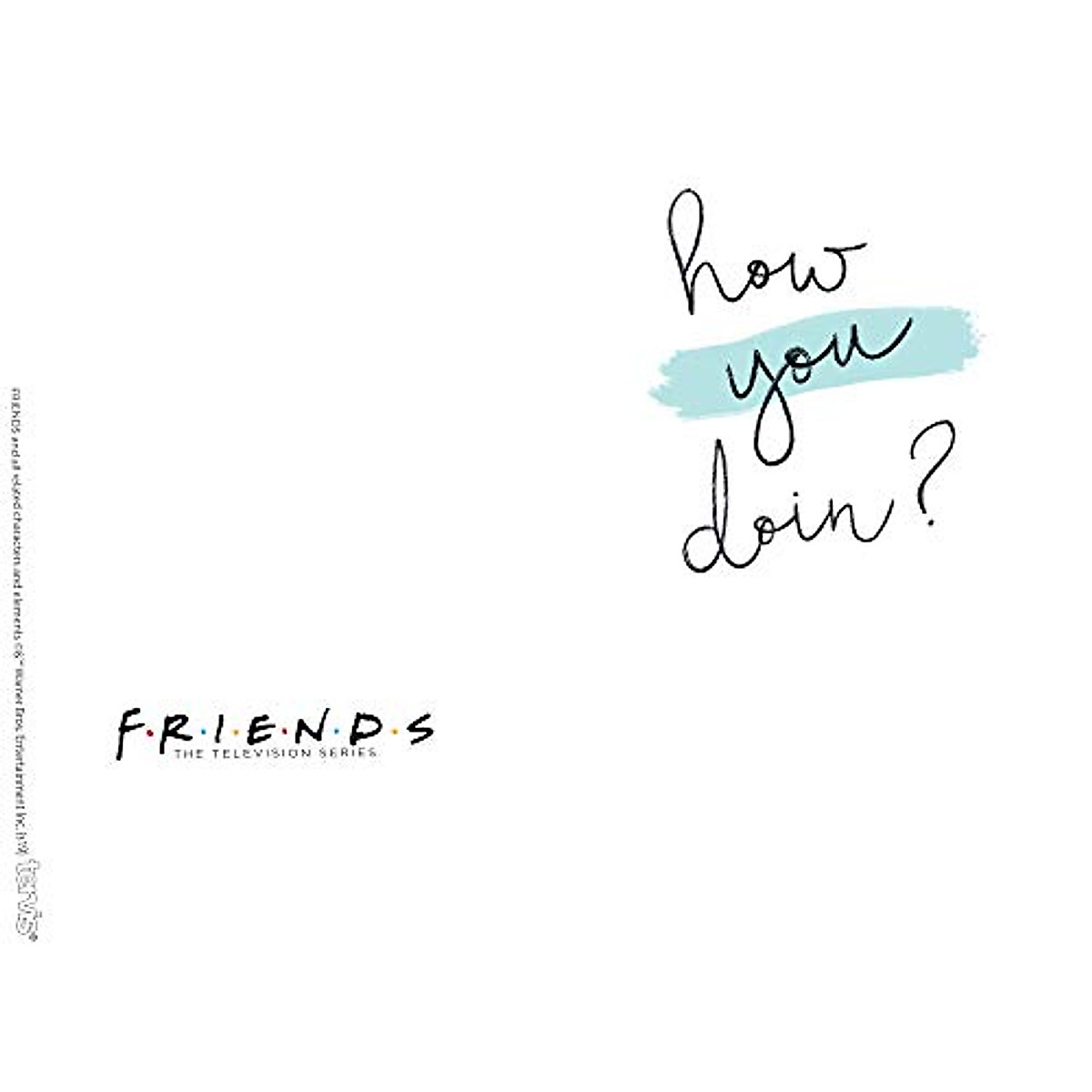 Tervis Friends - How You Doin' Made in USA Double Walled Insulated Tumbler Travel Cup Keeps Drinks Cold & Hot, 24oz, Classic