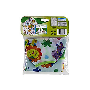 Crayola Art Smock for Toddlers, Small Waterproof Bib, Best Fit for Age 1 (12 Months), 1 x 7-1/5 x 8-1/10 In