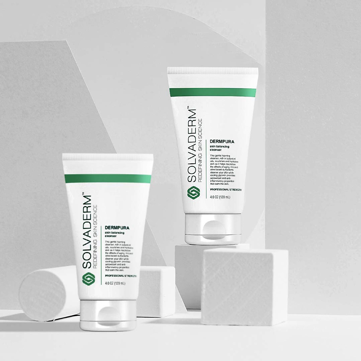 Solvaderm Dermpura Foaming Skin Balancing Cleanser Washes Away Impurities, Repairs Damage and Soothes Irritation with an Infusion Of Natural Botanicals