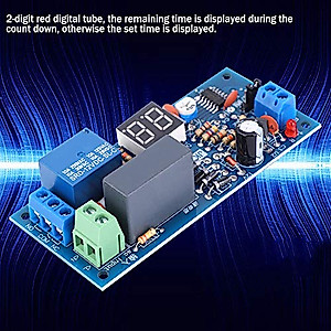 DEALPEAK Delay Relay Module Trigger Cycle Delay Timer Multifunction Time Delay Relay Interface Board Module with LED Display