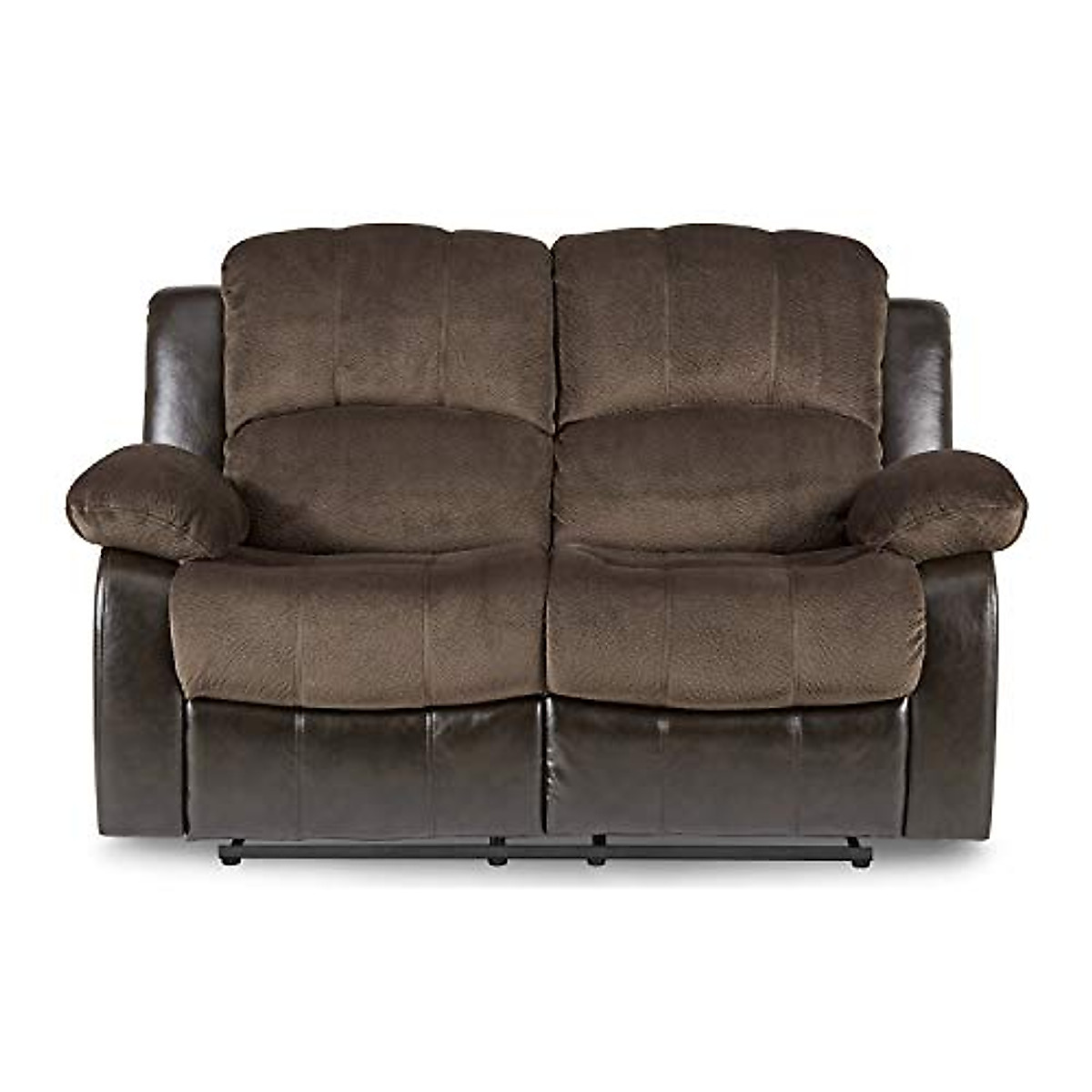 Lexicon Baluze Double Reclining Loveseat, Two-Tone Brown