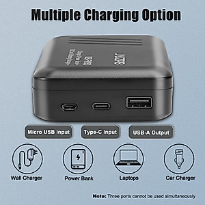 JYJZPB NP-FW50 Replacement Battery Charger Set Dual Channel Compatible for Sony Alpha A6000 A6400 A6500 A6300 A6100 ZV-E10 A7 A7II A7RII A7SII A7S A7S2 A7R A7R2 A5100, Camera Batteries Charger Case