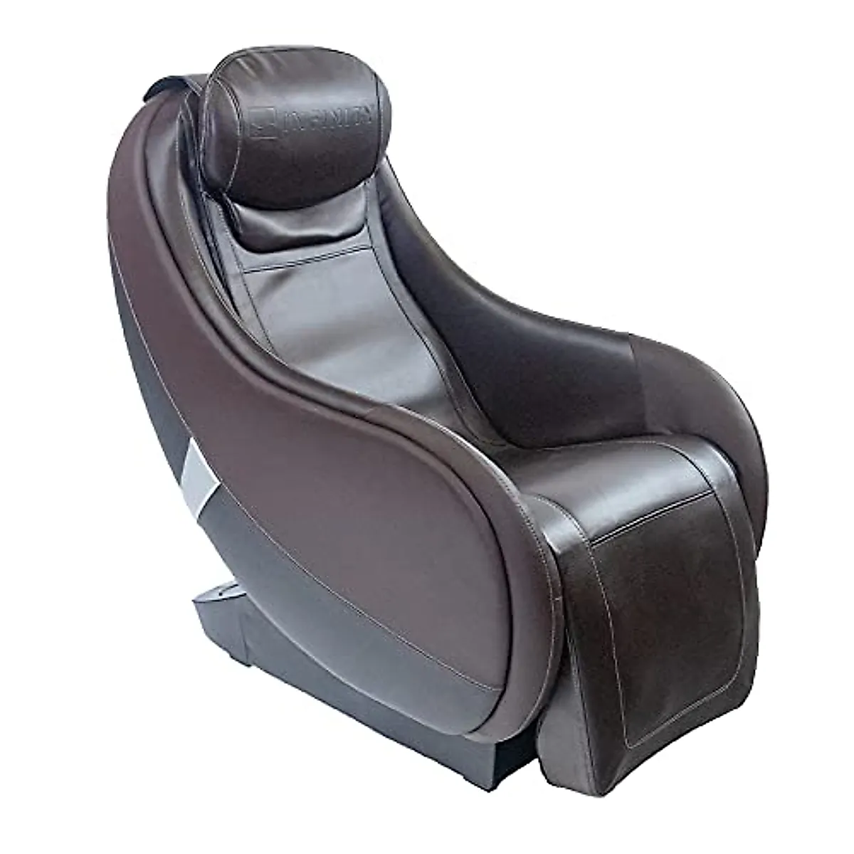 Infinity Riage CS, Compact Shiatsu Massage Chair, Featuring Zero-Gravity Recliner, Lumbar Heat, and Four-Node Massage Robot, Tapping, Kneading, Roller-Massaging Techniques (Brown)
